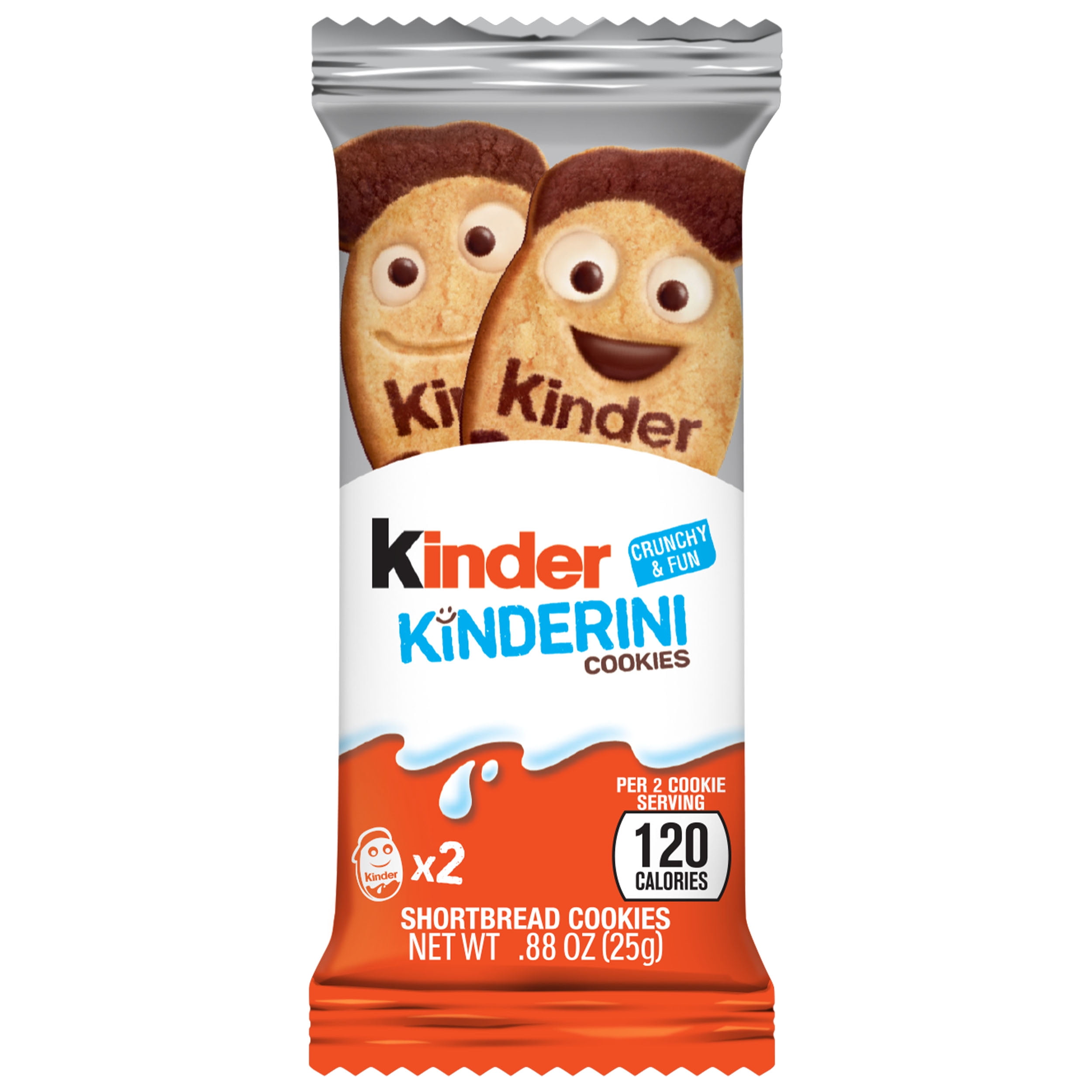 KINDER Kinderini Crunchy & Fun Shortbread Cookies 0.88oz / 25g - T2 ...