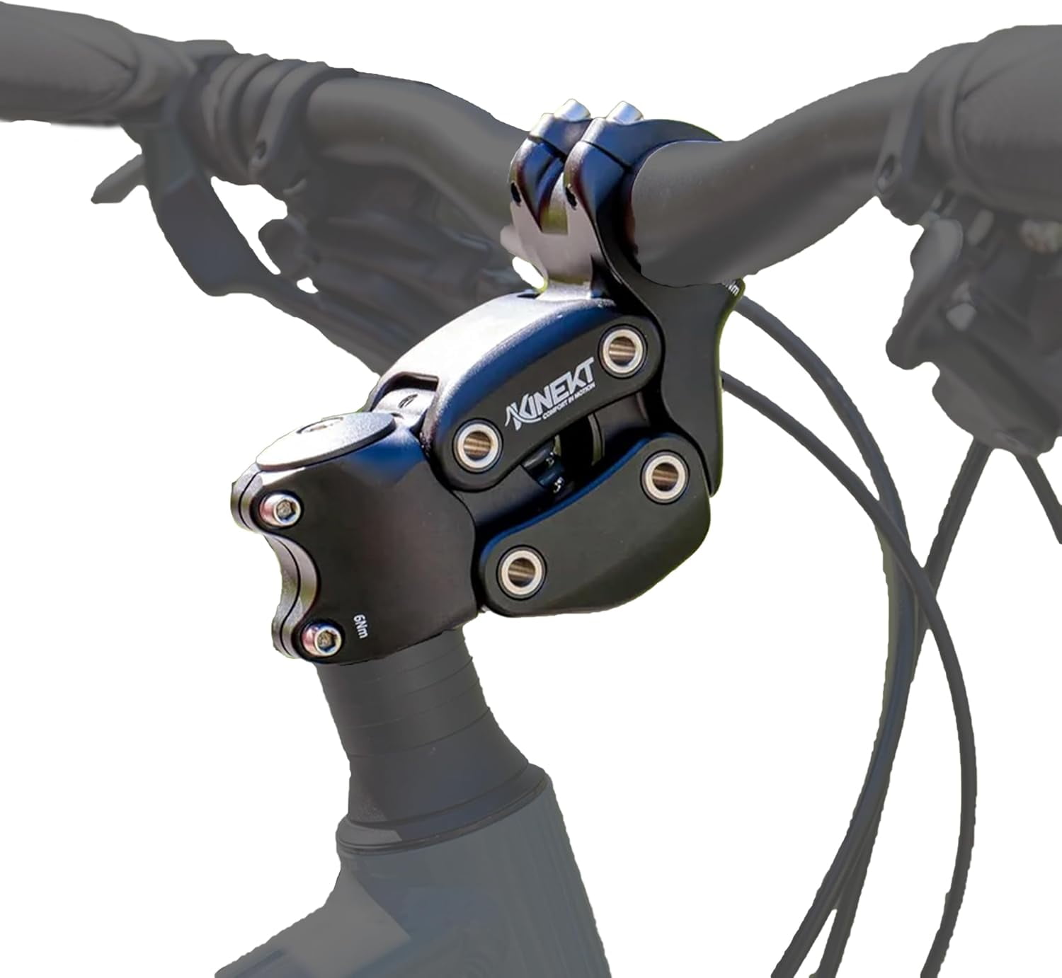 KINEKT Suspension Stem for Bicycle Handlebar - Adjustable Shock Absorption for Road, Gravel, and ...