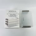 KINFELIA Plastic storage containers for household use,Transparent ...