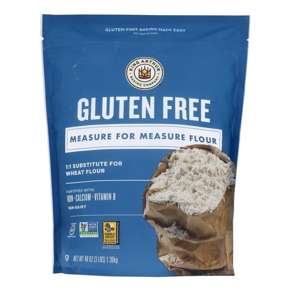 KING ARTHUR - Gluten-Free All-Purpose Baking Flour - 48 oz, Case of 4 ...