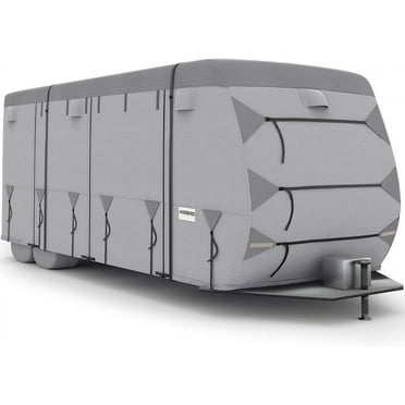 KING BIRD Extra-Thick 4-Layer Winter Roof Enclosed RV Cover, Anti-UV ...