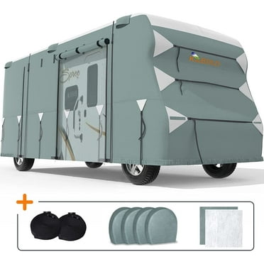 KING BIRD 4 Layers RV Cover, Anti-UV, Water-Proof, Fits 18'-20 ...