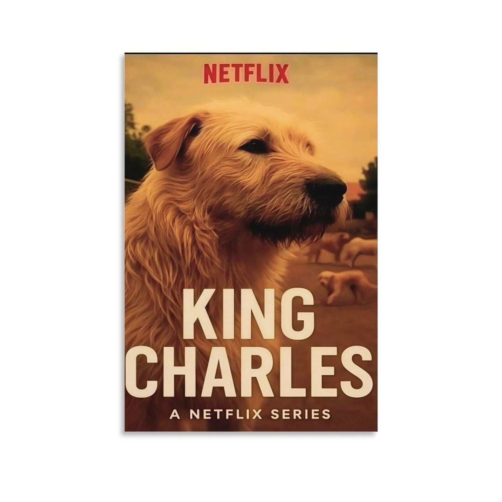 KING CHARLES The Alpha Dog Poster 7 King Dog Canvas Wall Art Print For ...