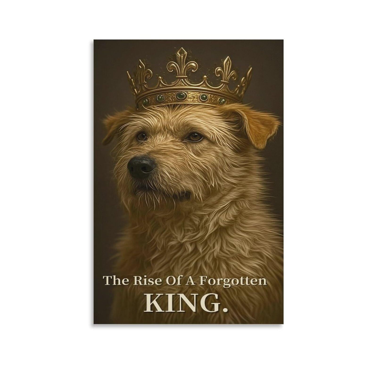 KING CHARLES The Alpha Dog Poster 9 King Dog Canvas Wall Art Print For ...
