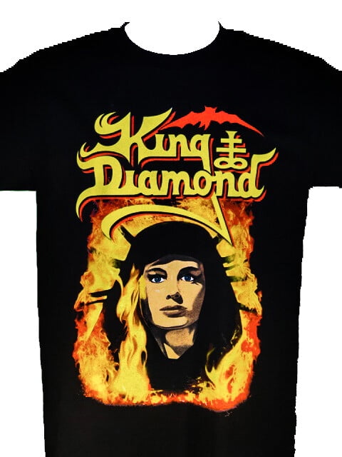 KING DIAMOND - FATAL PORTRAIT - NEW Band Merch Black T-shirt - Walmart.com