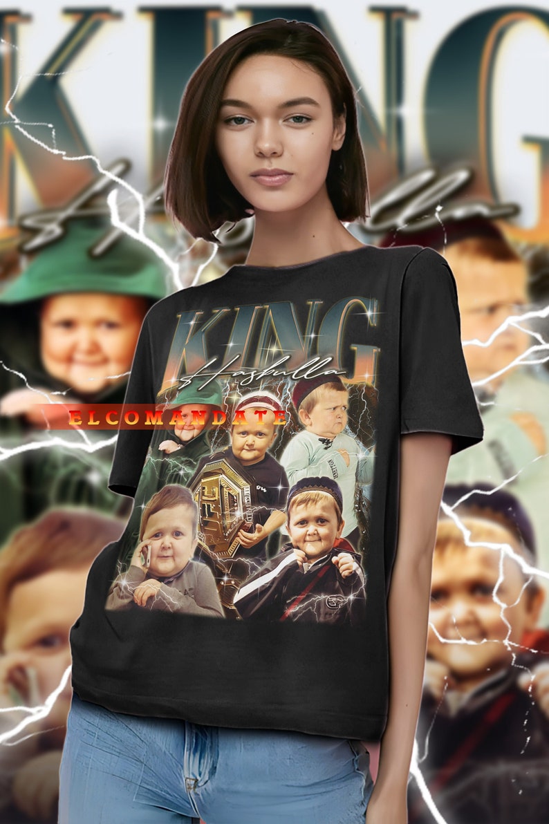 KING HASBULLA Vintage Shirt, King Hasbulla Homage Tshirt, King Hasbulla ...