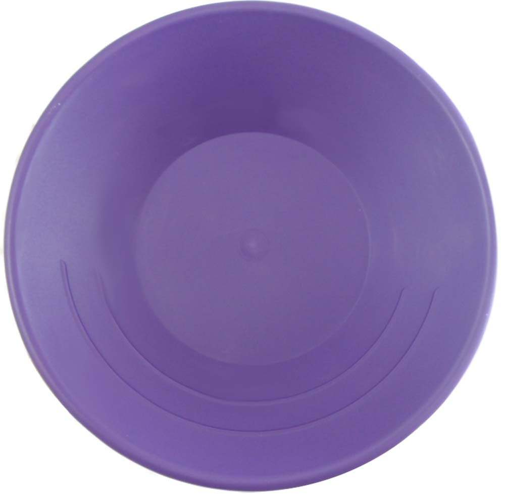 KING LODE 10" (25.4 cm) Gold Miner's Pan | Violet Plastic | Built-in ...
