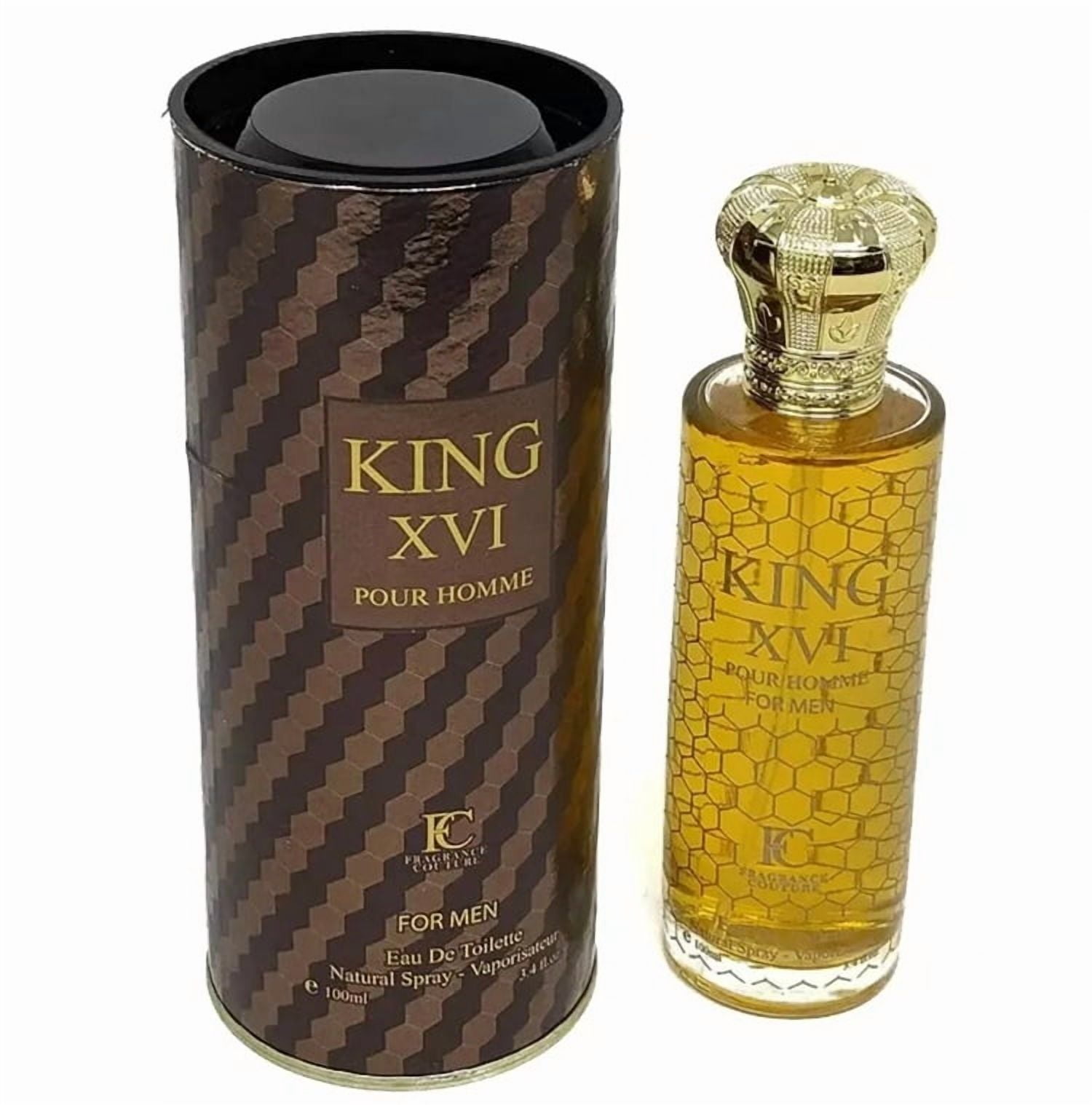 King Xvi 3.4 Eau De Toilette by Fragrance Couture Box for Men - Walmart.com
