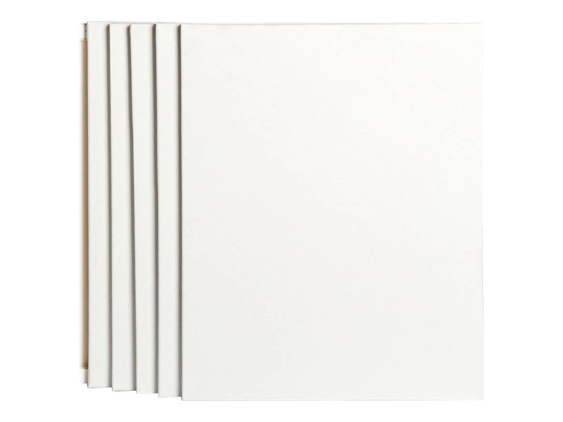 KINGART Artist Bulk Blank Canvases, Multi Packs, Stretched White Canvas ...