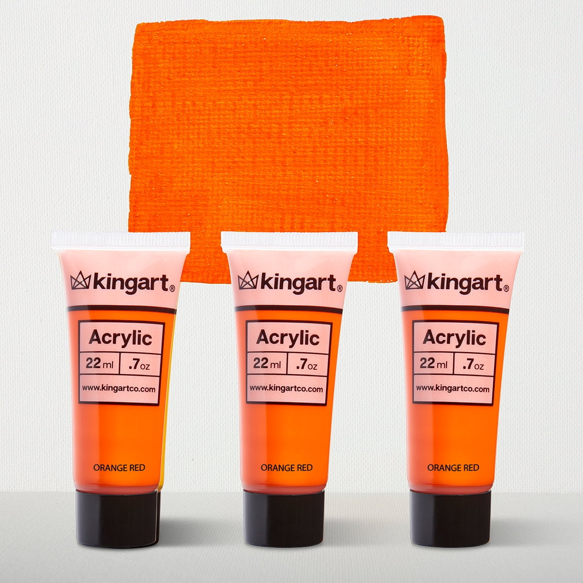 KINGART® PRO Artist Quality Acrylic Paint, 22ml (0.74oz) Tubes, 3 pack ...