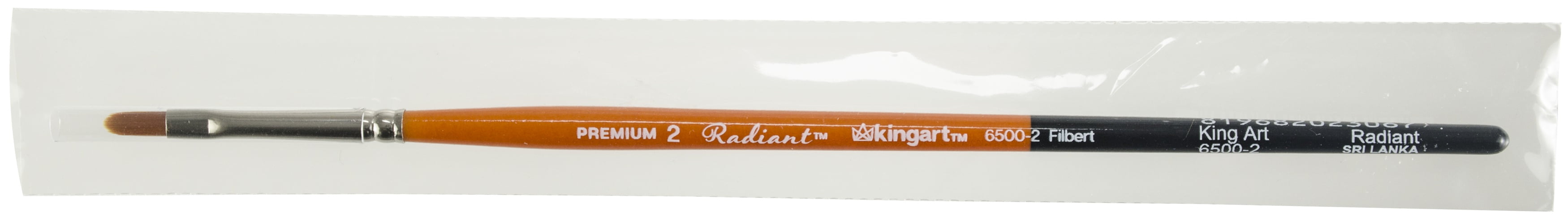 KINGART® Radiant™ 6500 Filbert Series Premium Golden Synthetic Brushes ...
