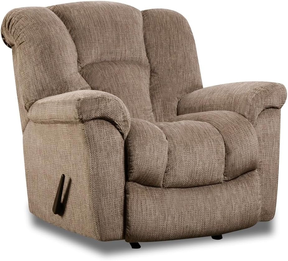 KINGCOMFORT The King of Comfort Quincy Rocker Recliner is 44" Tall ...