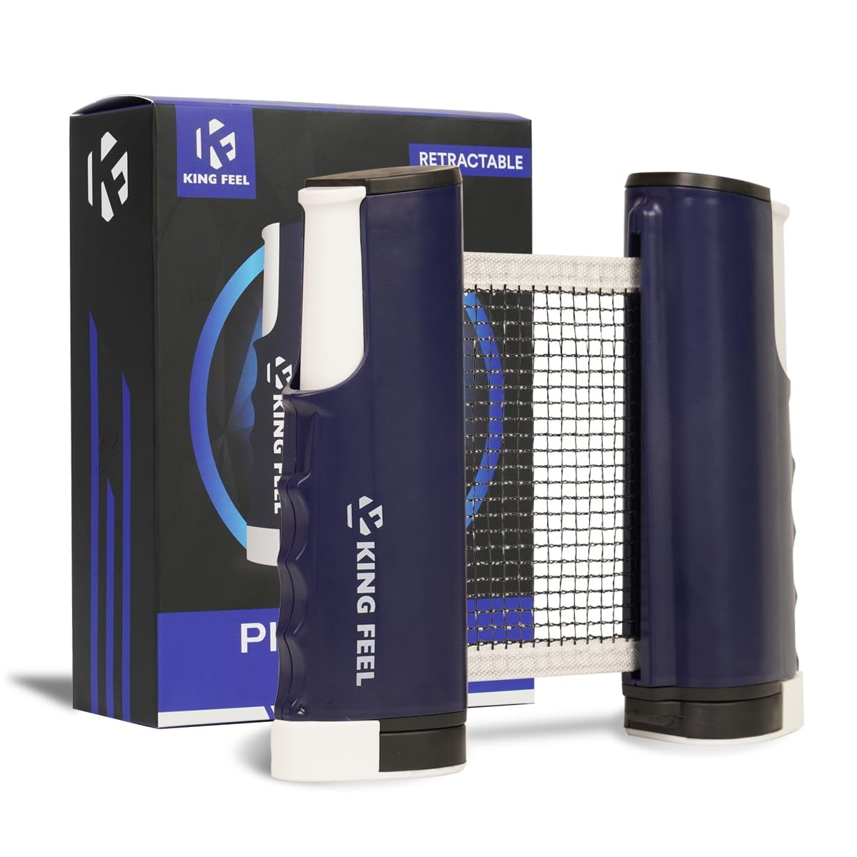 KINGFEEL Upgrade Retractable Ping Pong Net (Up to 2.3" Thickness ...