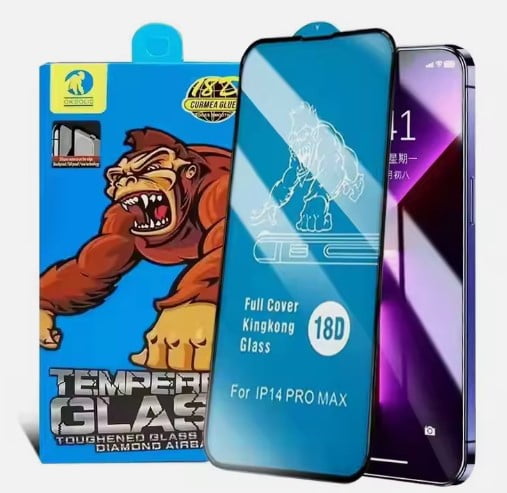 KINGKONG 18D Airbag Tempered Glass Screen Protectors, for 15 ProMax and ...