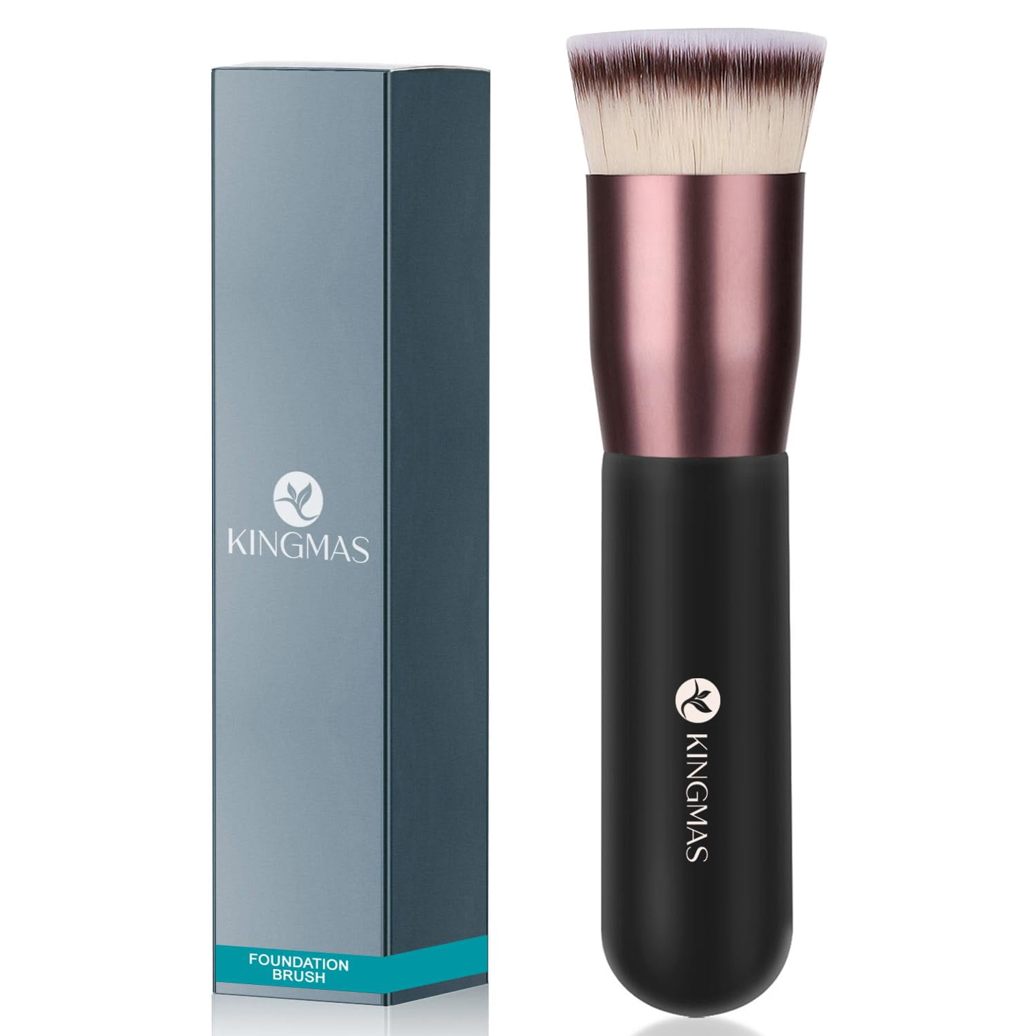 KINGMAS Flat Top Foundation KEF16 Brush, Premium Kabuki Makeup Brush ...