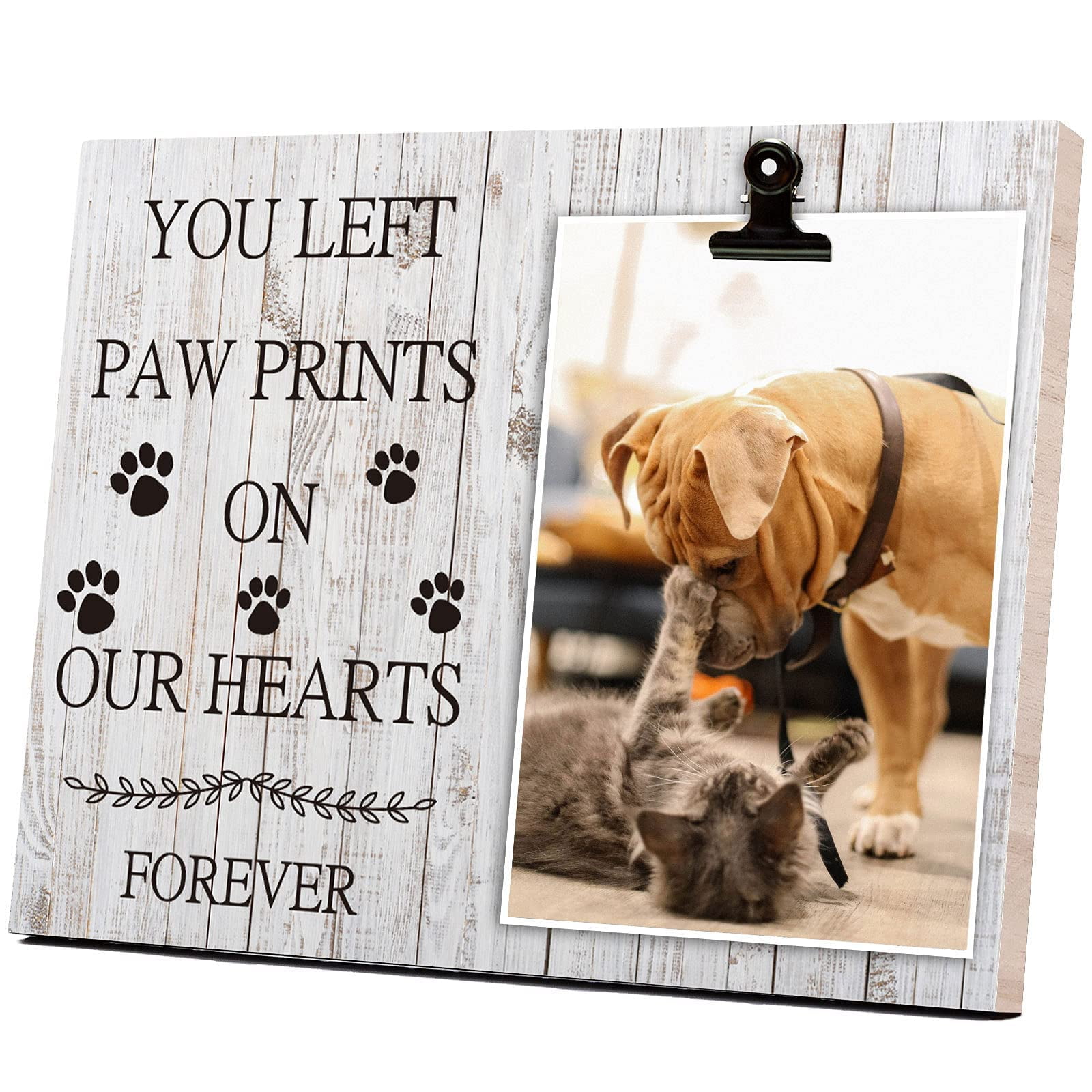 KINGNOW Pet Picture Frame YYF14 Cat or Dog Frame 4x6 Memorial Pet Loss ...