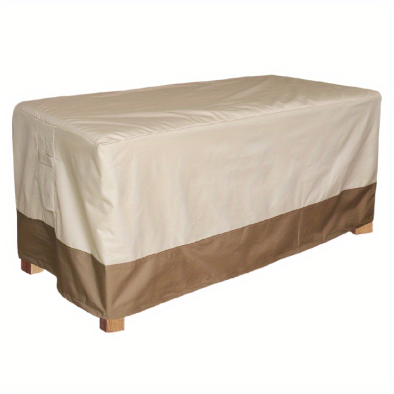KINGSS 1pc Premium Outdoor Patio Coffee Table & Ottoman Cover - Heavy ...