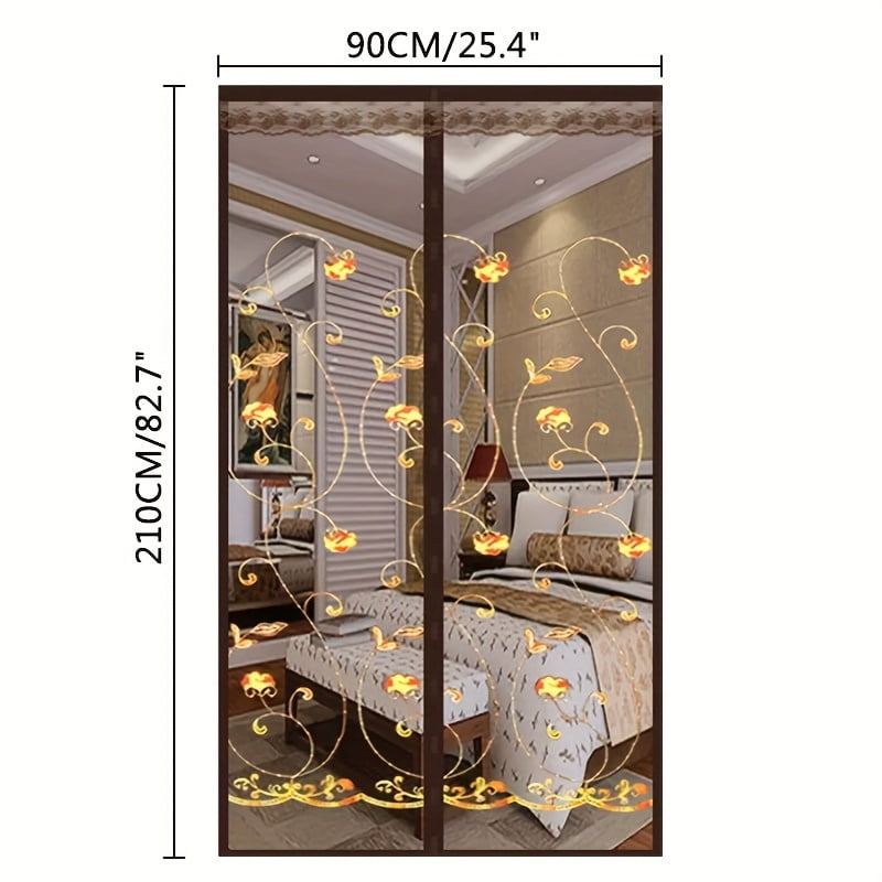 KINGSS Magnetic Mesh Curtain - Mosquito-Proof Soft Gauze Door for ...