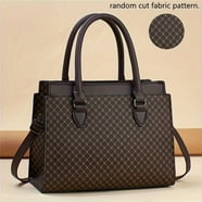 XB Checkered Handbags Set for Women Faux Leather Tote Satchel Bags with ...