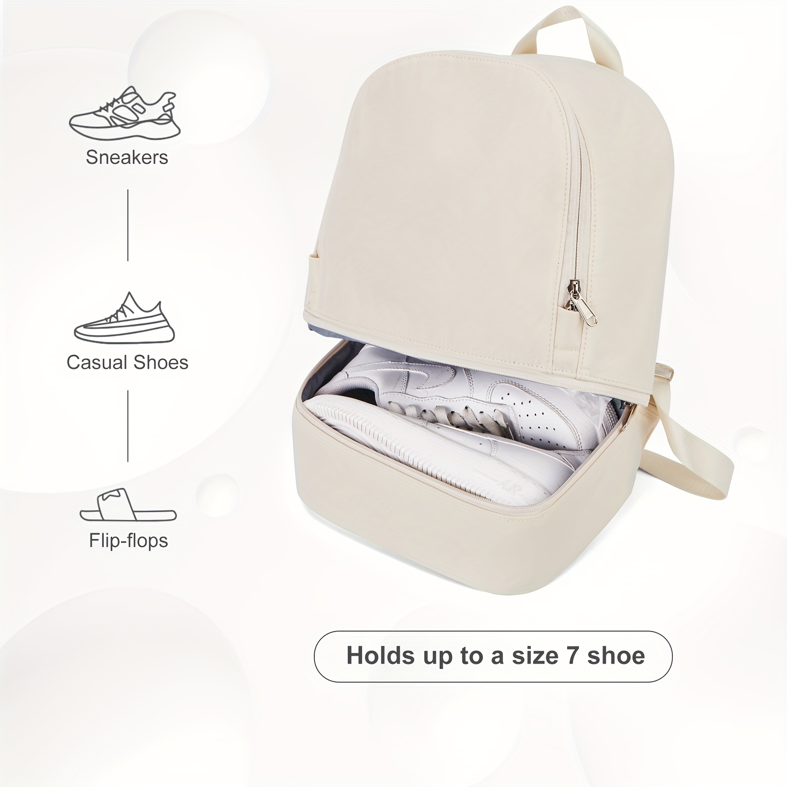 KINGSS Solid Color Backpack Preppy College School Daypack Travel ...