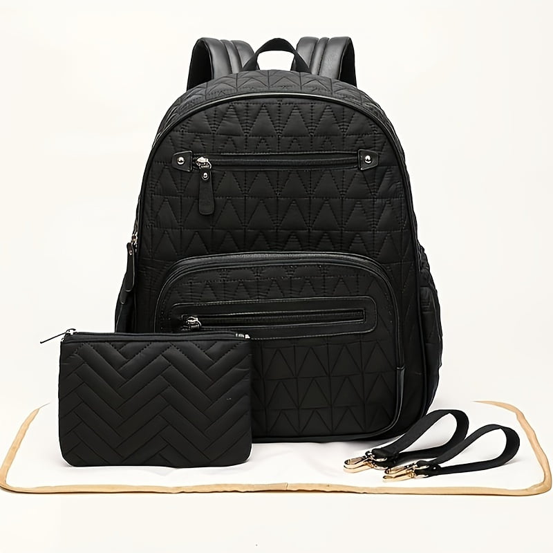KINGSS Spacious & Lightweight Mommy Backpack - Multifunctional Nylon ...