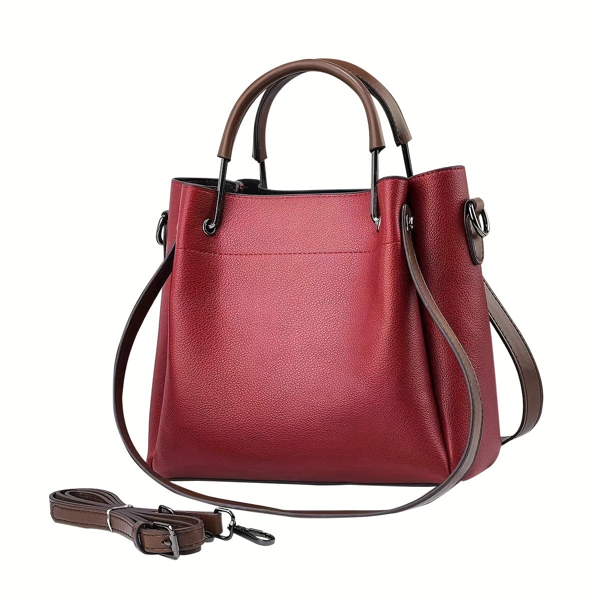 KINGSS Women‘s Shoulder Bag Elegant Trendy Top Handle Satchel Bag For ...