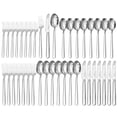 KINGSTONE 40-Piece Flatware Set, 18/10 Stainless Steel, Service for 8 ...