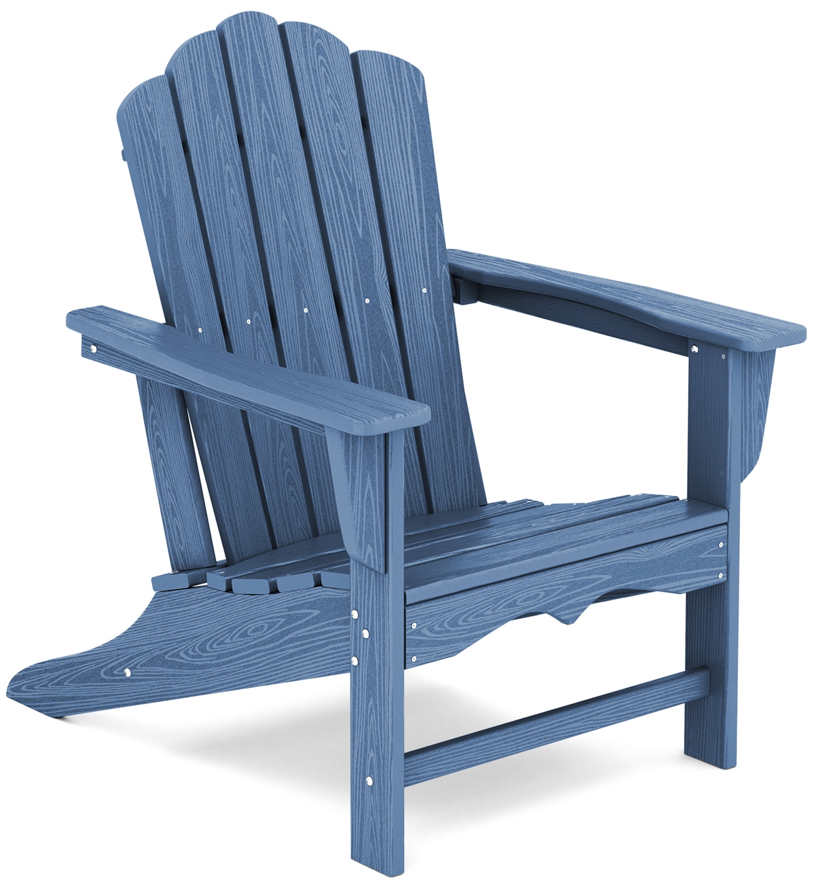 KINGYES HDPE Adirondack Chair, All-Weather Outdoor Fire Pit Chairs for ...