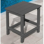 Modern Green Iron 2pcs Outdoor Side Table, Metal Frame Accent Table ...