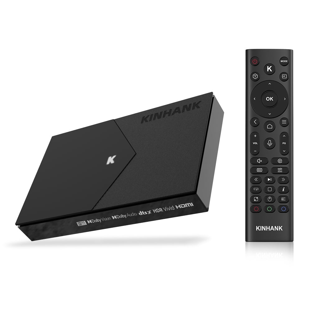 KINHANK K9 Android TV Box 8K with Amlogic S928X-K Montage Poster Wall ISO/BDMV Decoding Dolby ...