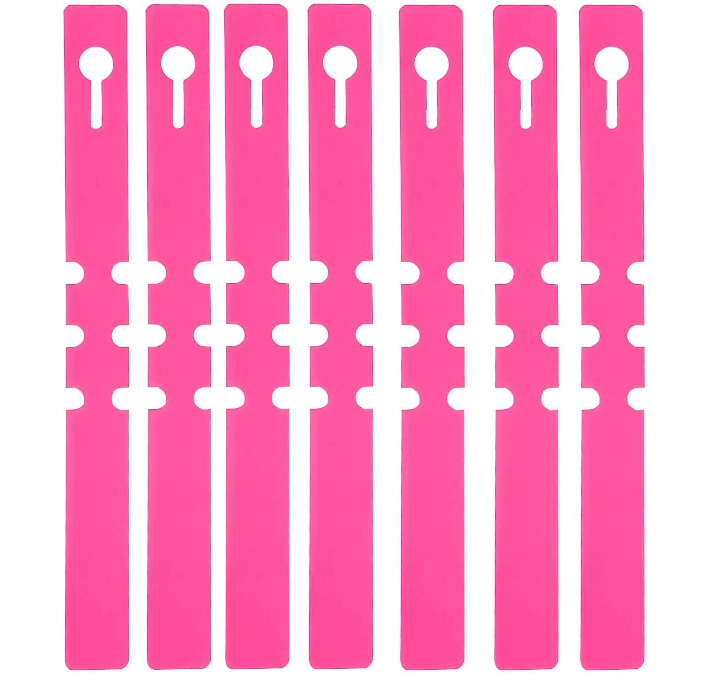 KINJOEK 1200 PCS Pink Plant Labels Tags, Adjustable Wrap Around ...