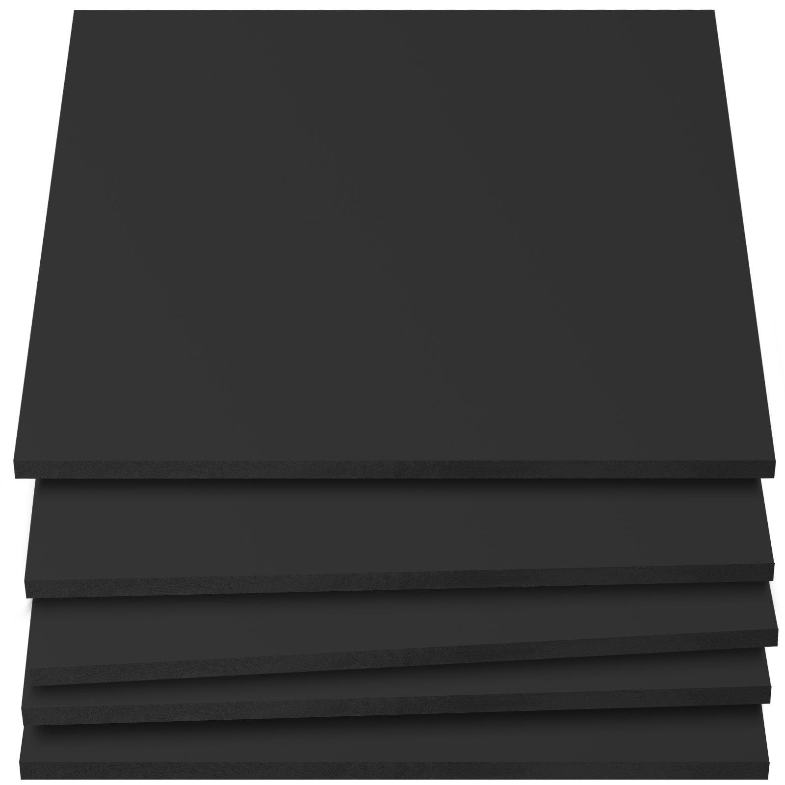 Allgala 12 Pack Glitter EVA Foam Paper 8 x 12inch Sheets-Black-CF85010 ...