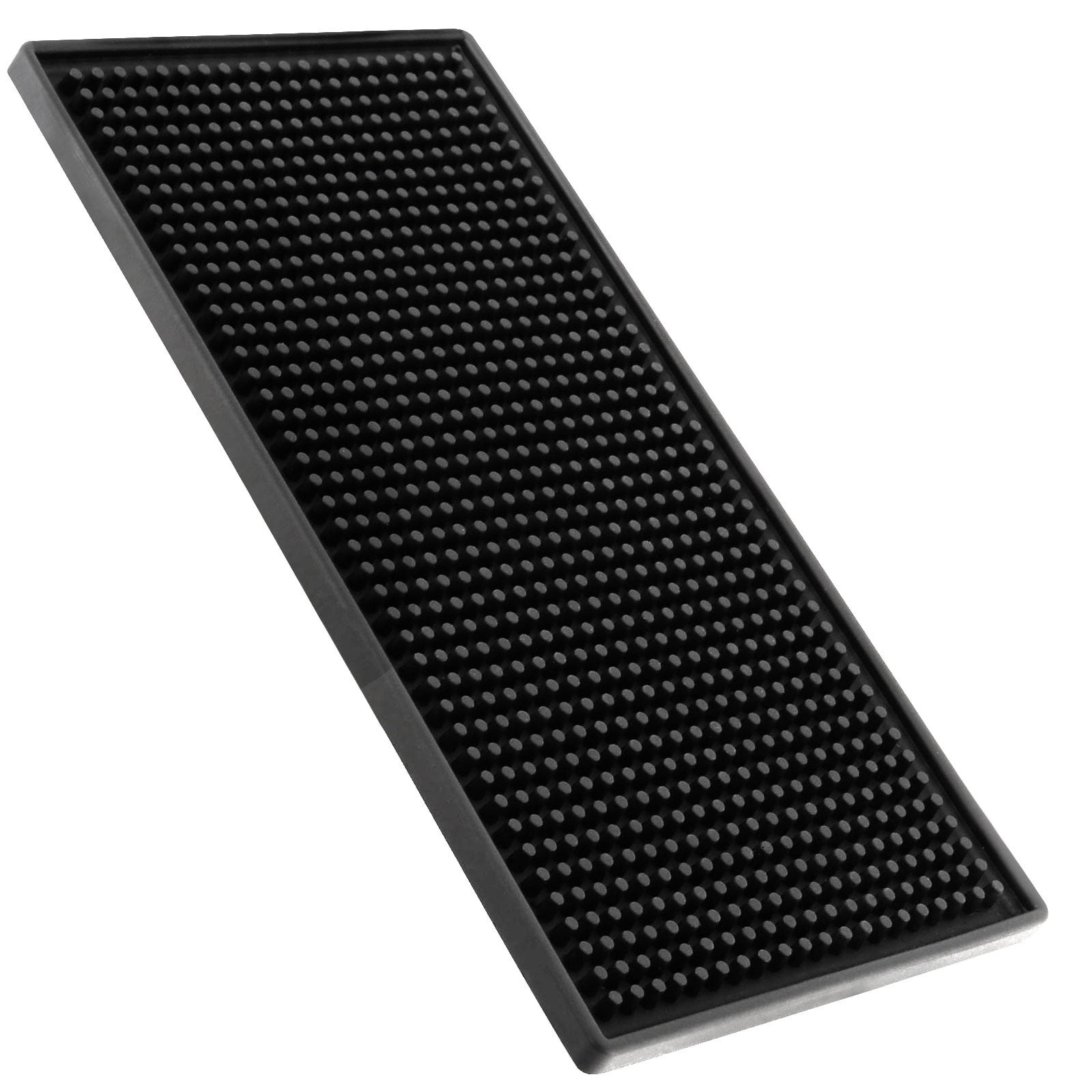 KINJOEK Non-Slip, Leakproof Rubber Bar Service Mat, 6x12 inch, Glass ...