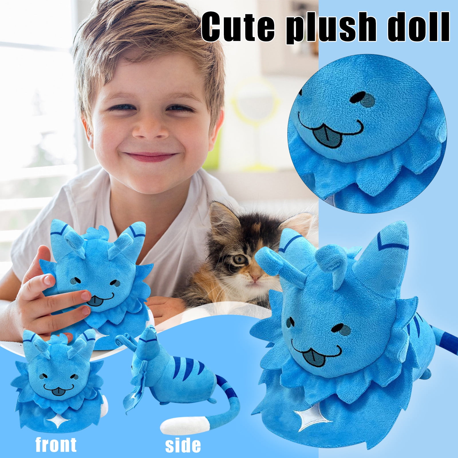 KINKINA Regretavator Elevator Game Plush – 8" Gnarpy Alien Cat Plush ...