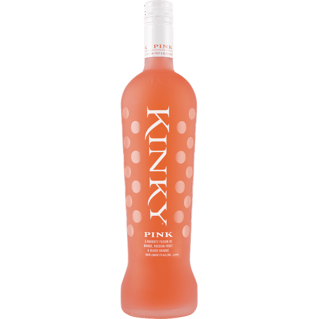 Kinky Cocktails Pink Liqueur Vodka 34 Proof 750ml Glass Bottle 25 4