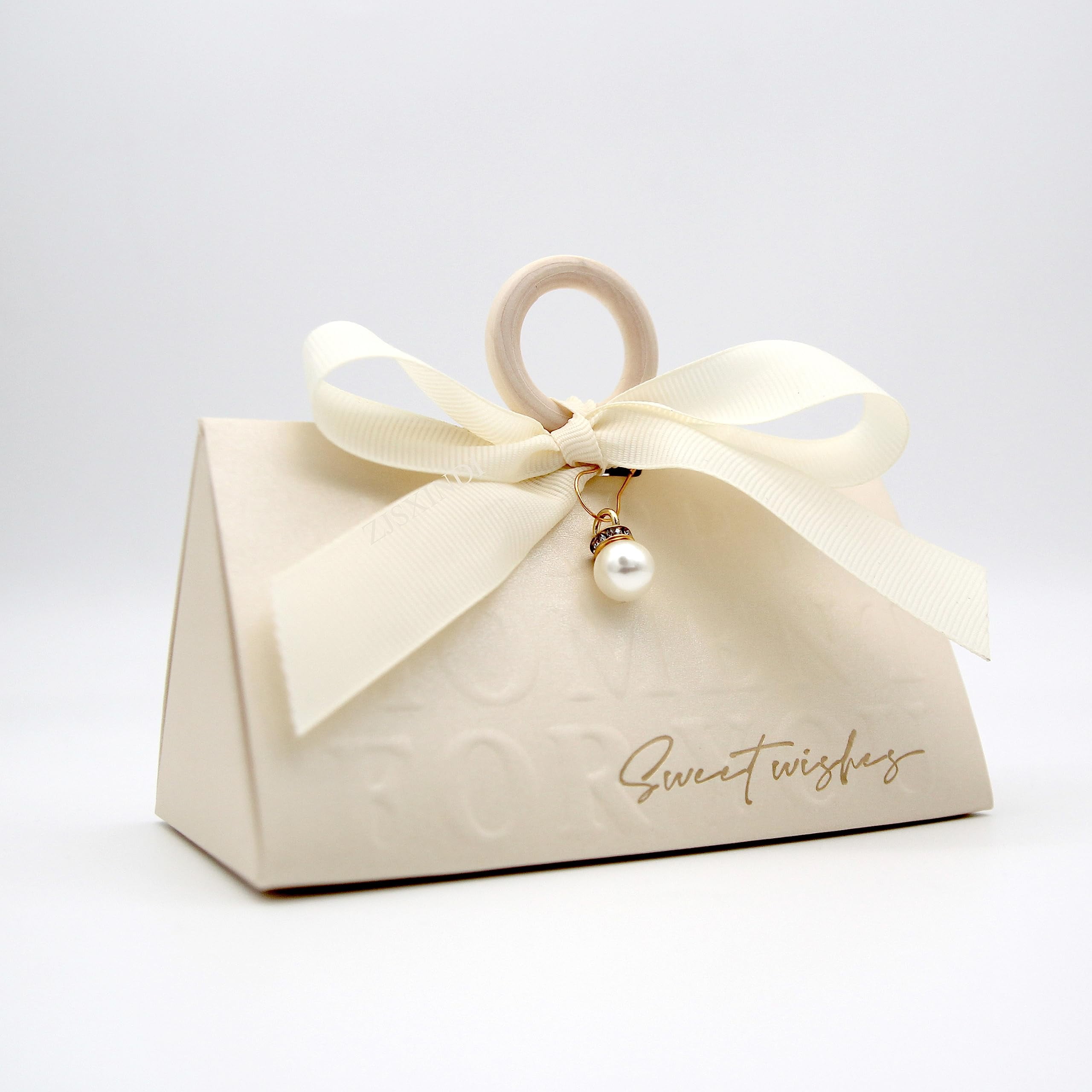 KINNO 15 Pcs Favor Boxes Gift Wrap Boxes White Gift Box 5"x 3" For ...