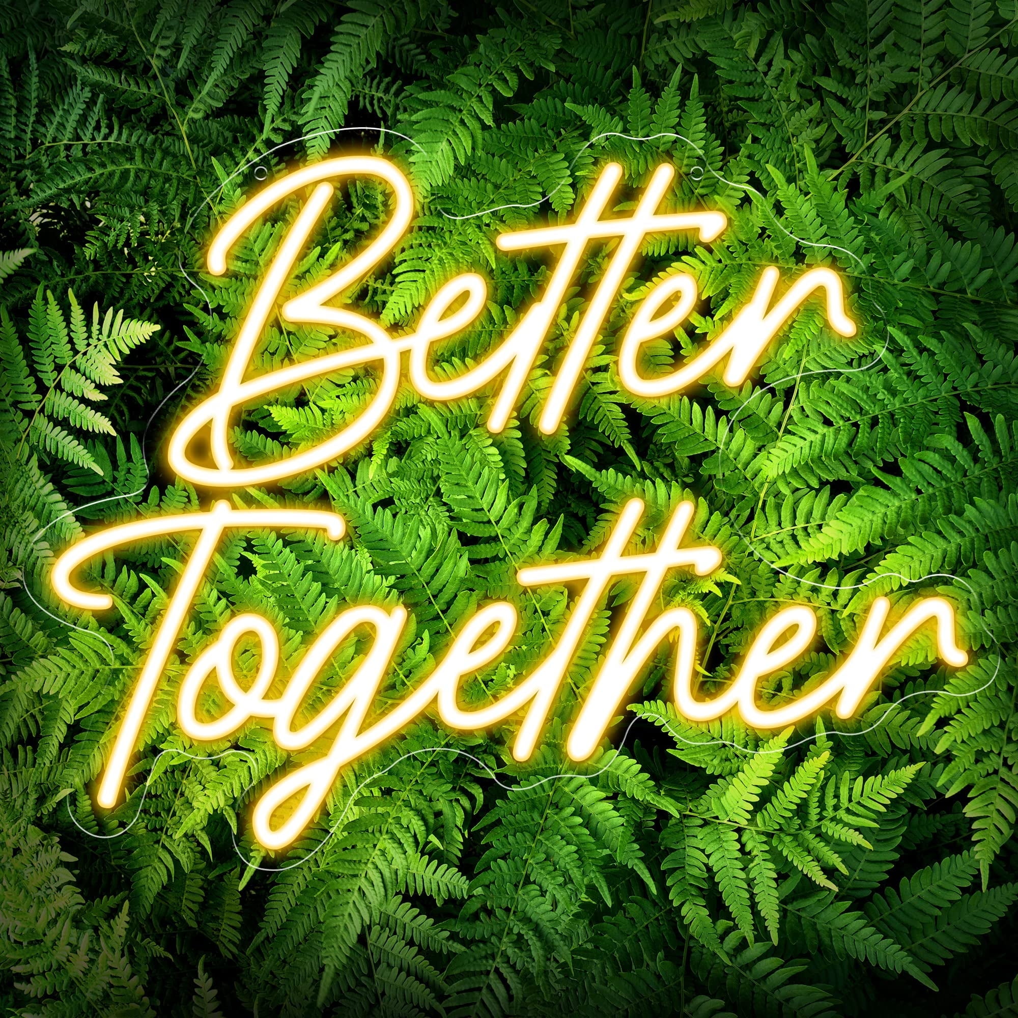 KINNO Better Together Neon Sign 16.2" x 12.4" - Neon Better Together ...