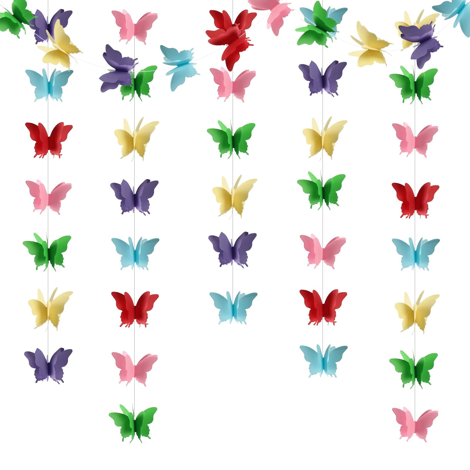 KINNO Butterfly Decorations, Butterfly Birthday Decorations for Wedding Baby Shower Birthday ...