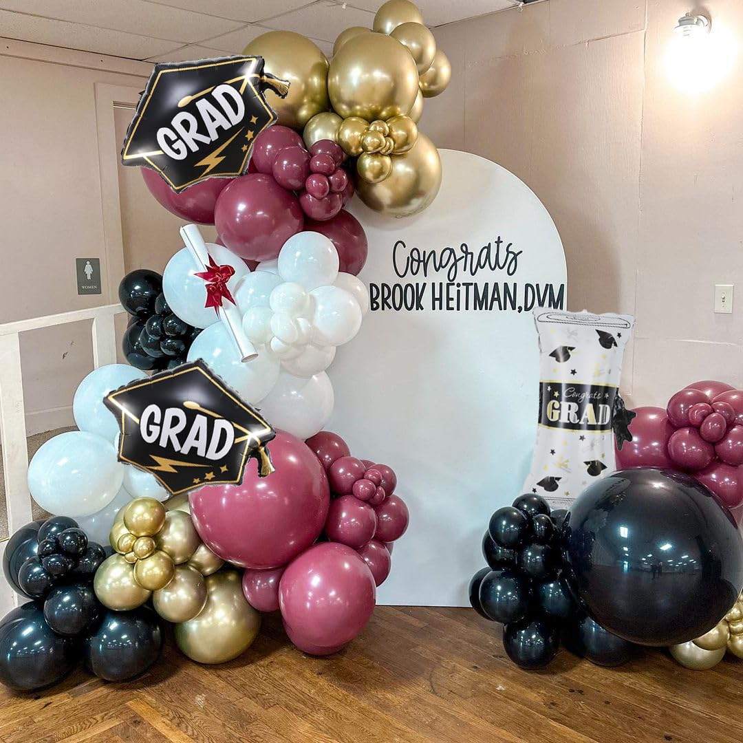 Graduation Balloon Arch Class Of 2024 Deluxe Graduation Balloon Garland ...
