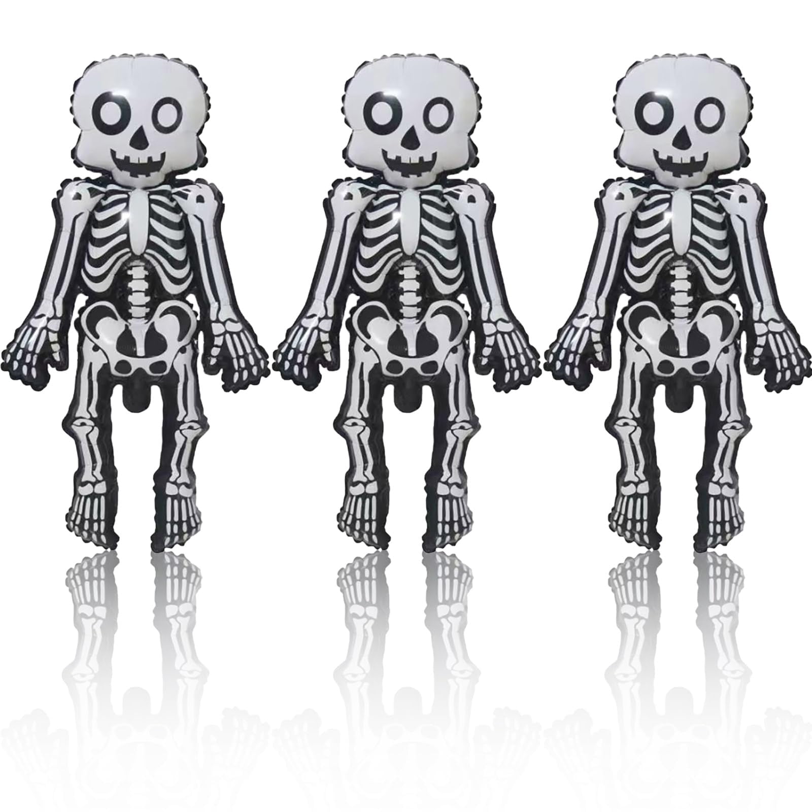 KINNO Skeleton Man Balloon Halloween Balloons Skeleton Balloons for ...