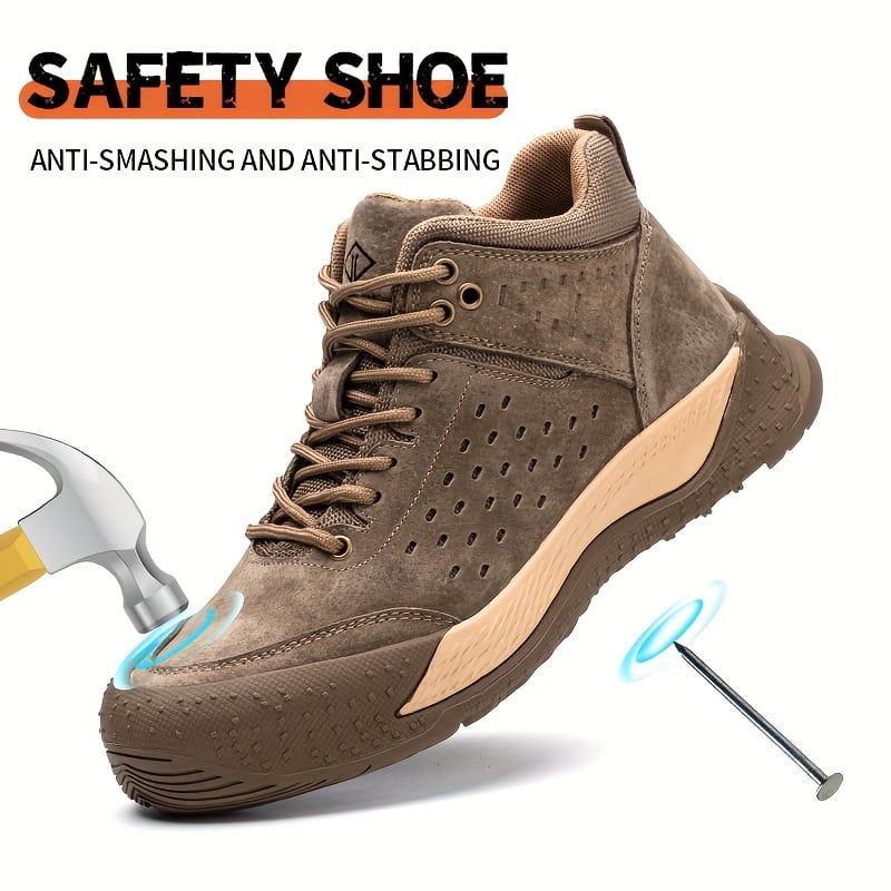 KINODAY And Anti-piercing Steel Toe Shoes Puncture Proof Anti-skid ...