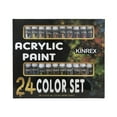 KINREX Acrylic Paint Set – Non Toxic Painting Supplies Kit for Wood ...