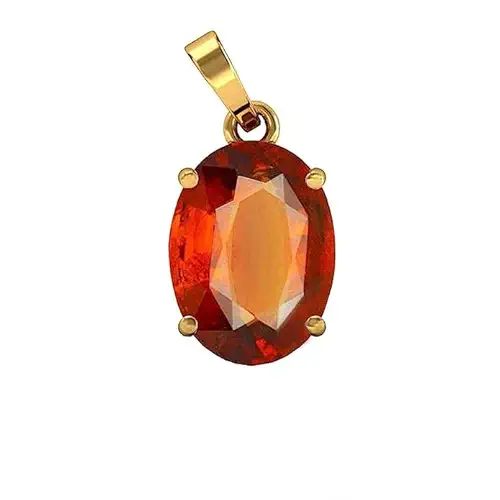 KINSHU GEMS13.00 Ratti Natural Hessonite Garnet Gomed Astrological Gold ...
