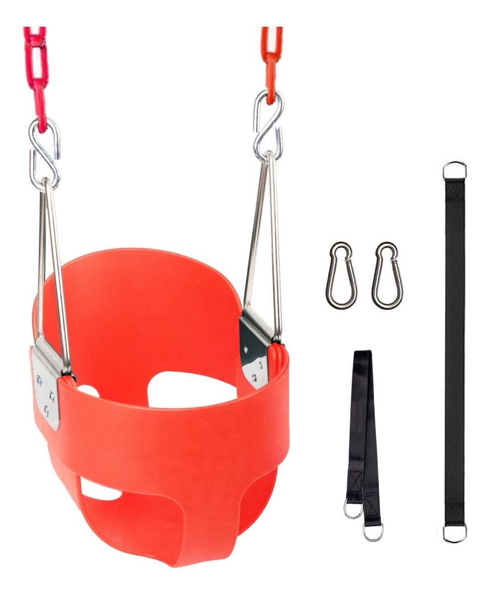 KINSPORY Toddler Swing & Balancoire Bebe, 59" Heavy-Duty Coated Iron ...