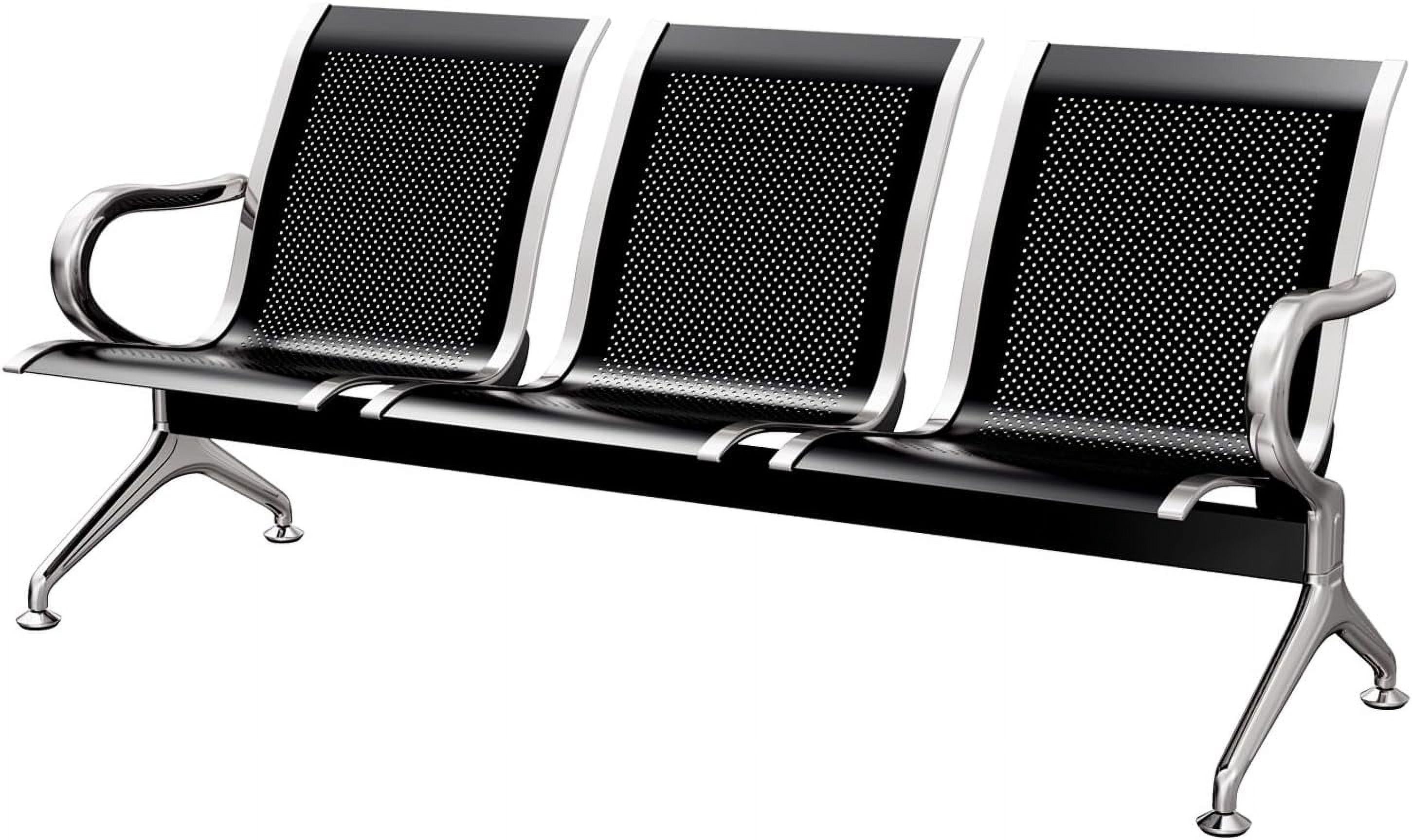KINTNESS Waiting Reception Chair Benches Office Chair Guest Heavy Duty ...