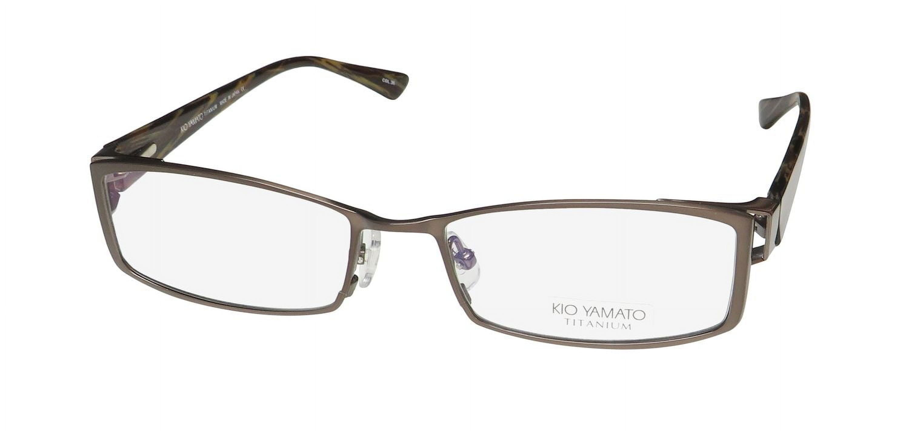 KIO YAMATO KT-309U TITANIUM IMPORTED FROM JAPAN DESIGNER EYEGLASS FRAME ...