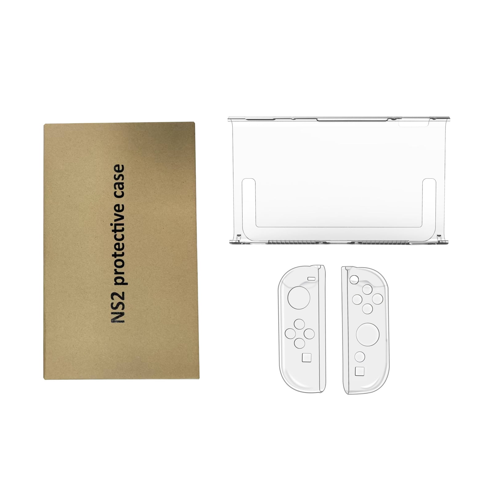 KIPLINK Clear Hard Shell Protective Case Set for Nintendo Switch 2 ...