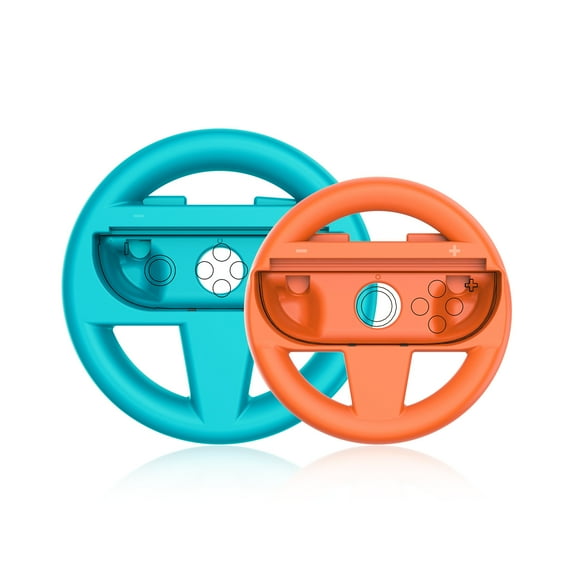 KIPLINK Dual Racing Wheel Set for Nintendo Switch 2 Joy-Cons - 1 Large ...