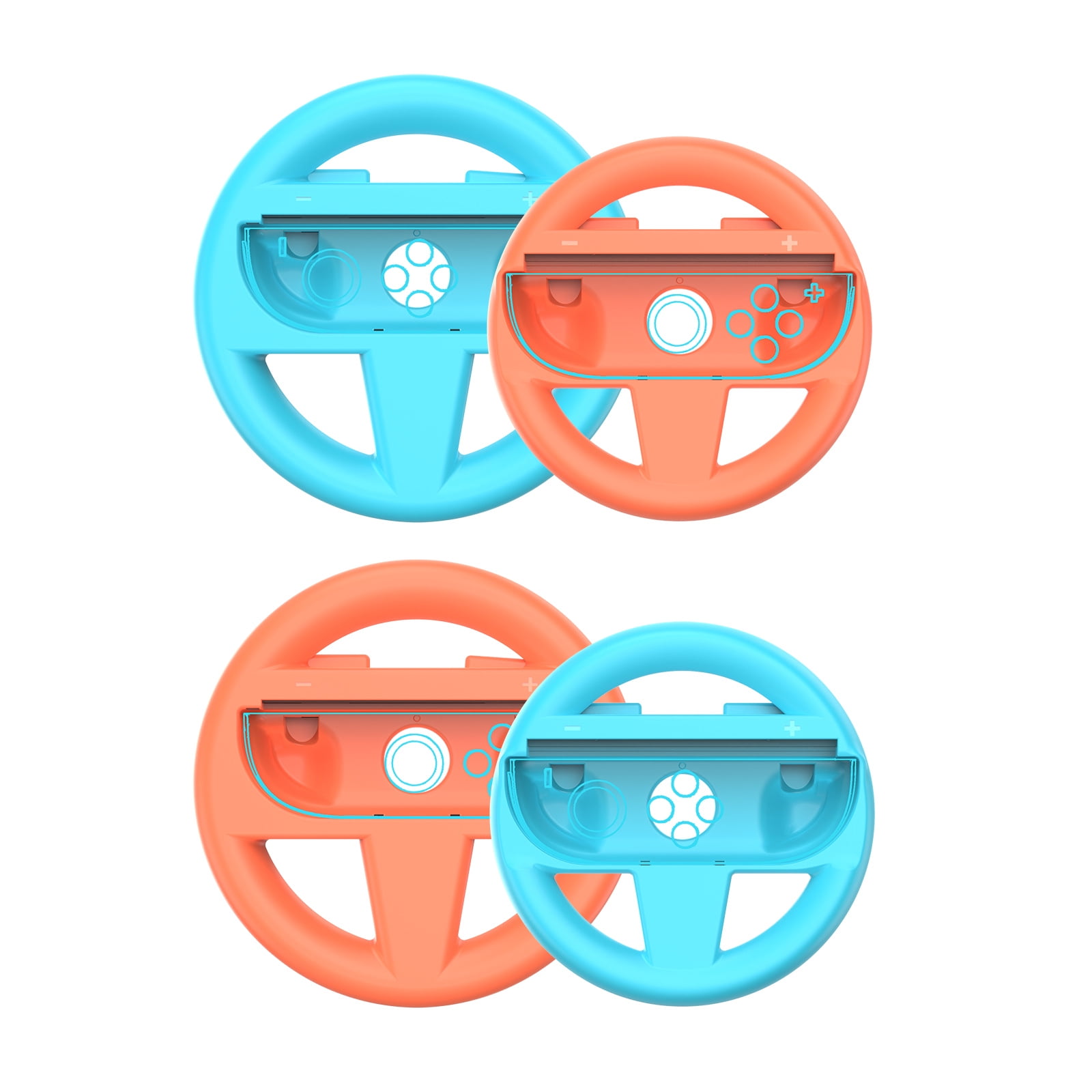KIPLINK Family 4-Pack Racing Wheel Set for Nintendo Switch 2 Joy-Cons ...
