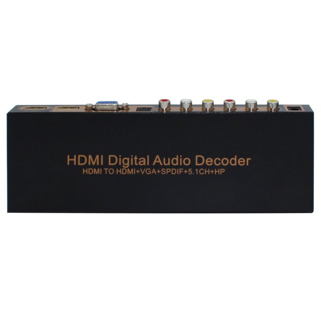 KIPLINK HDMI Audio Extractor, 5.1CH Surround Sound, with VGA Output ...